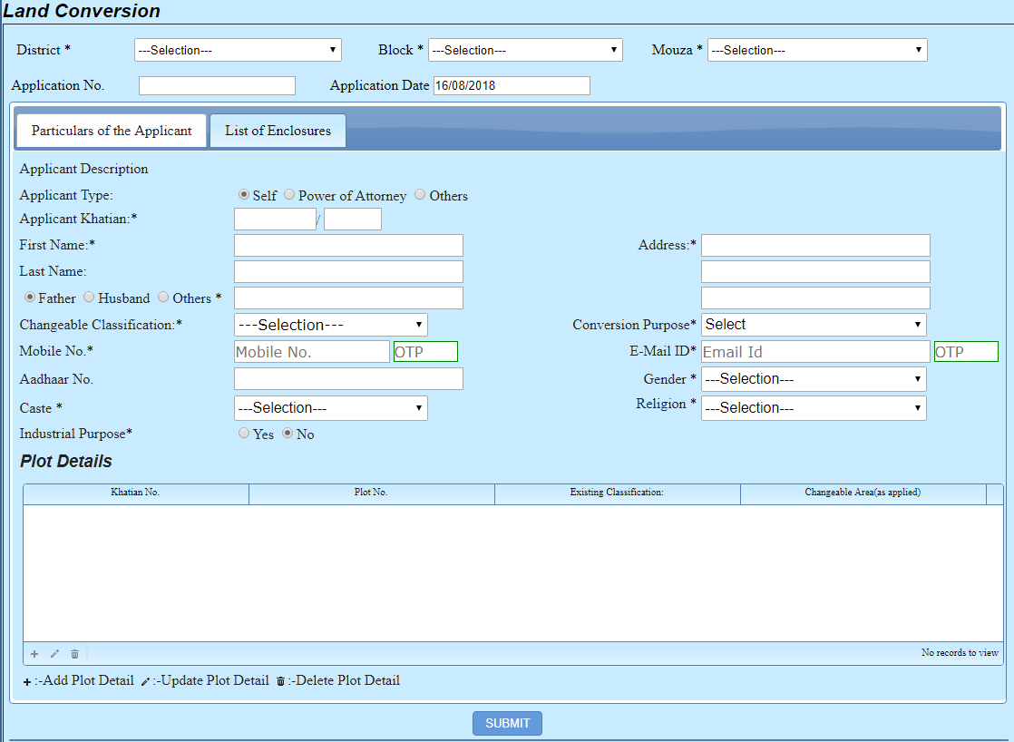 Banglarbhumi.gov.in Khatian No, RS LR Plot information, Mutation Status ...