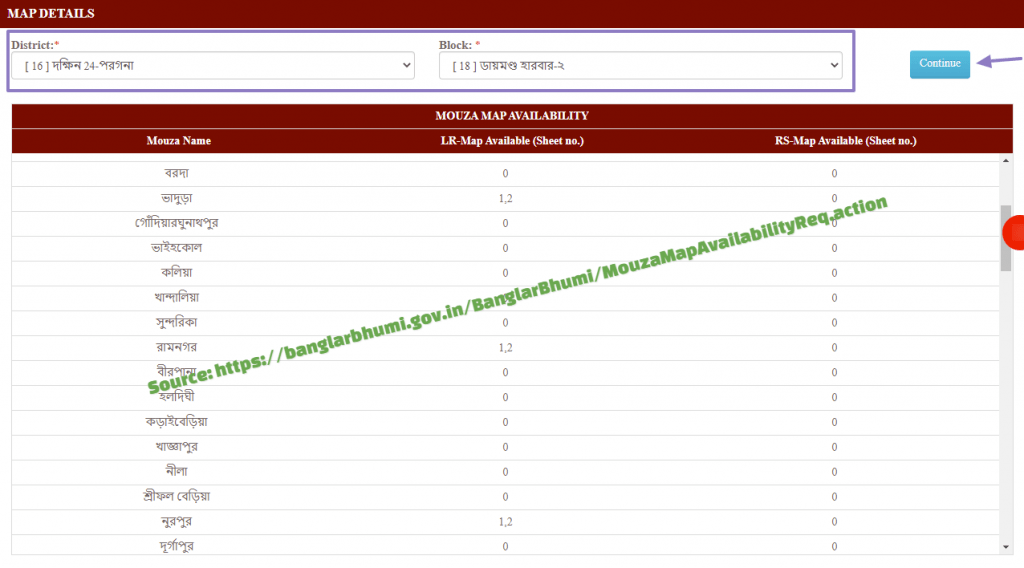 Banglarbhumi.gov.in 2021 Khatian No, RS LR Plot information, Mutation
